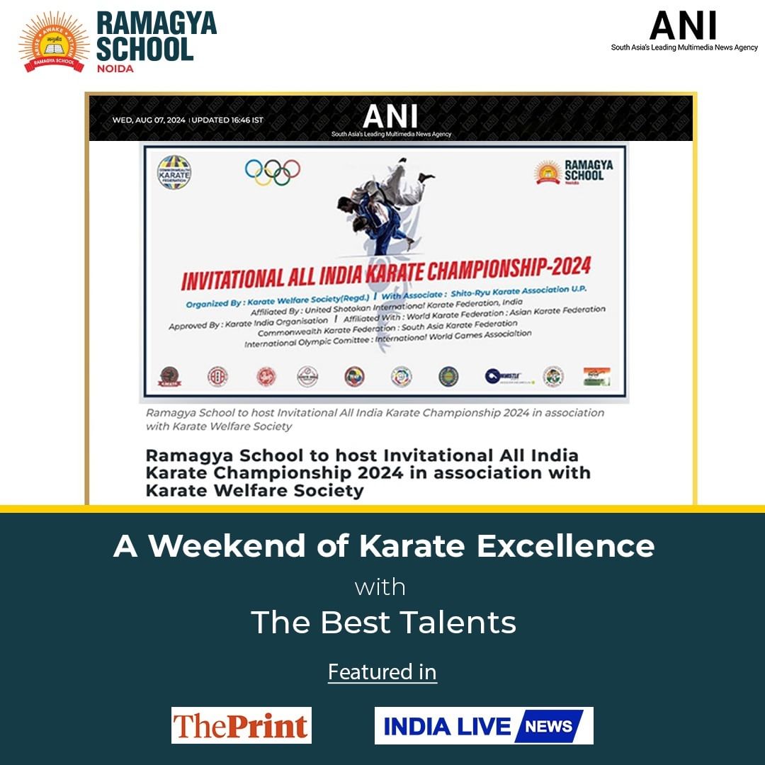 ANI Highlights Ramagya School’s Prestigious Karate Championship 2024 ...