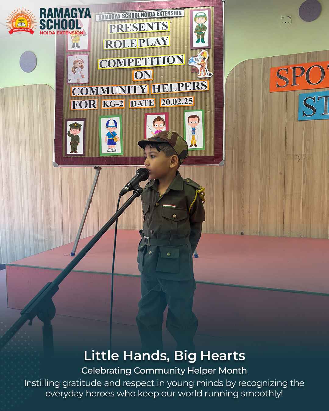 Celebrating Community Helper Month - Ramagya School - Blog, Reviews and ...